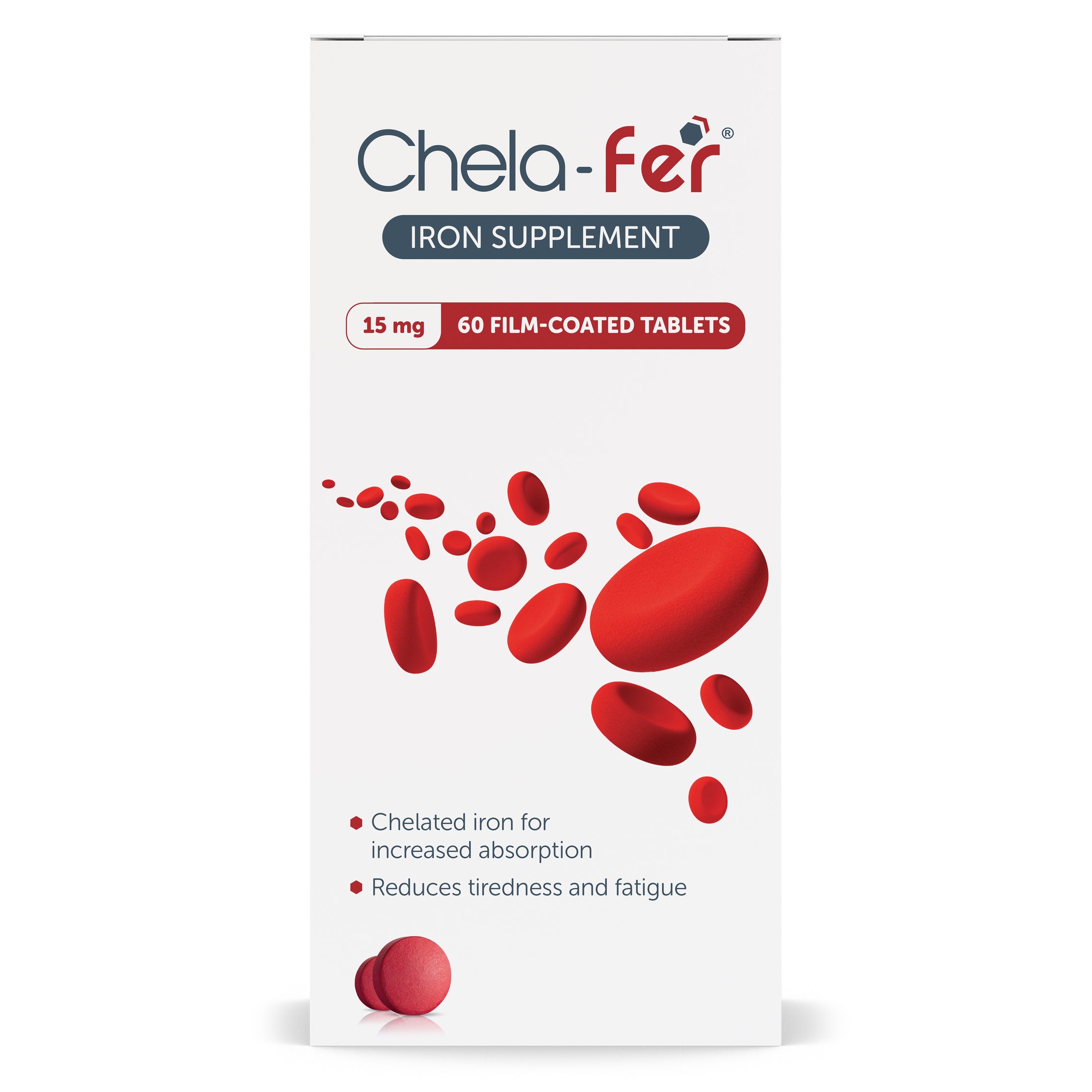 Ascendis Health CHELA-FER® 15mg Iron Supplement | Reduces Tiredness ...
