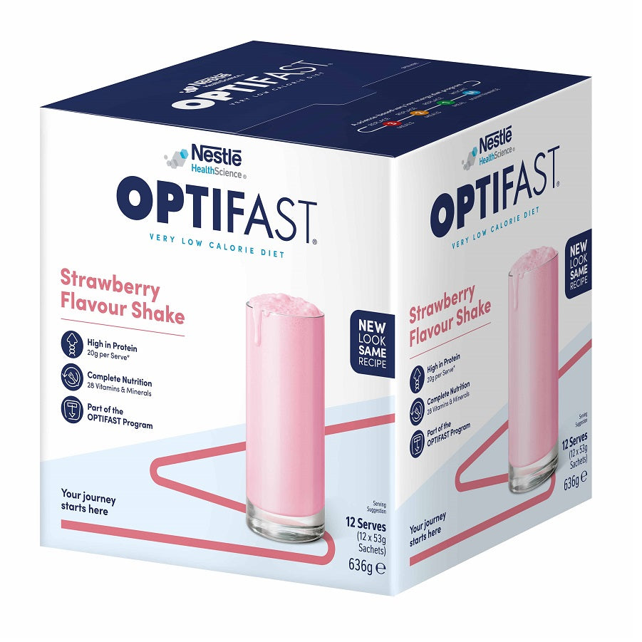 Nestlé OPTIFAST® Shake Strawberry | Meal Replacement – VitaGene