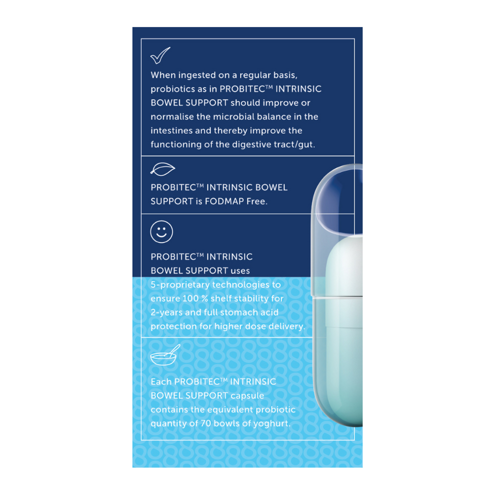 Probitec IBS | Smarter Probiotic for Intrinsic Bowel | 30 Capsules from ...