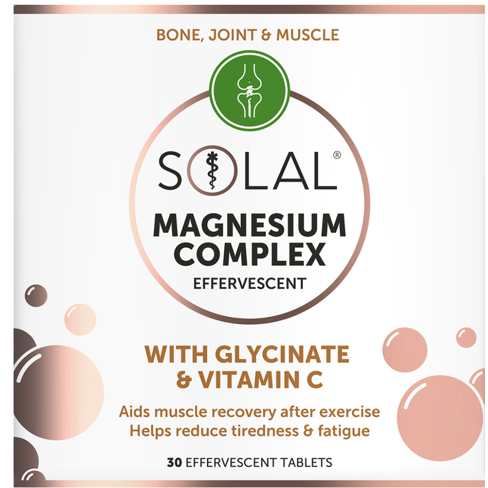 SOLAL® Magnesium Complex Effervescent | Muscle Recovery | 30 ...
