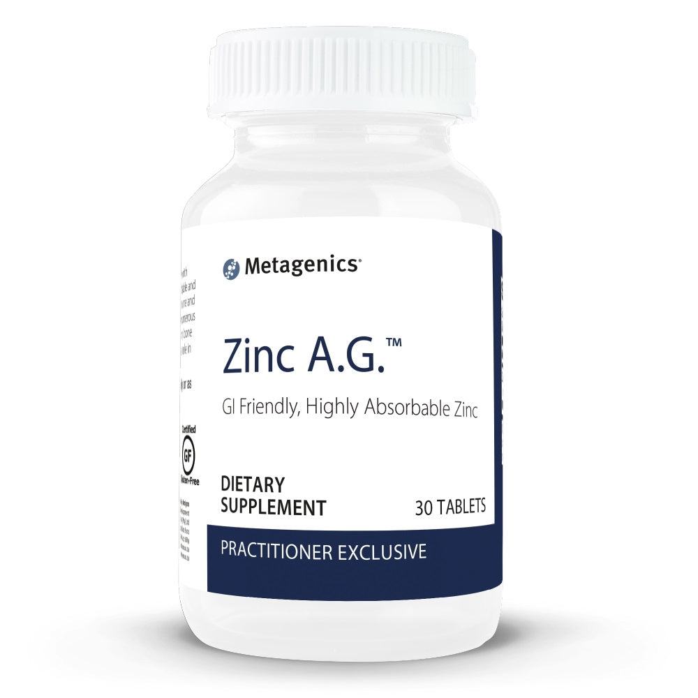 Zinc A.G. (30 tablets) | Metagenics | Health & Wellness | VitaGene